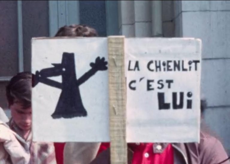 Photo « La Chienlit c’est lui » Tours, manifestation (29 mai 1968 ...